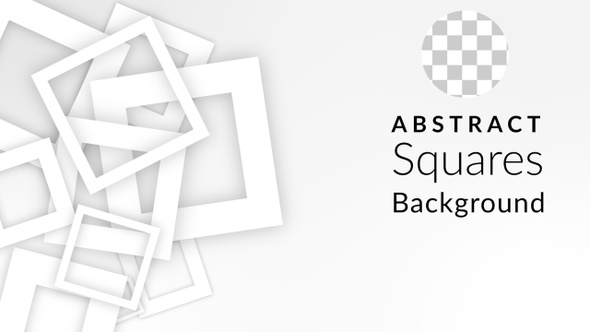 Abstract White Squares With Alpha, Motion Graphics | VideoHive