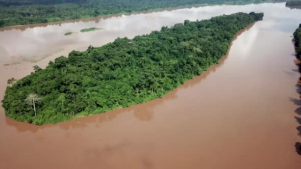 Island in Sanaga River, Cameroon, Stock Footage | VideoHive