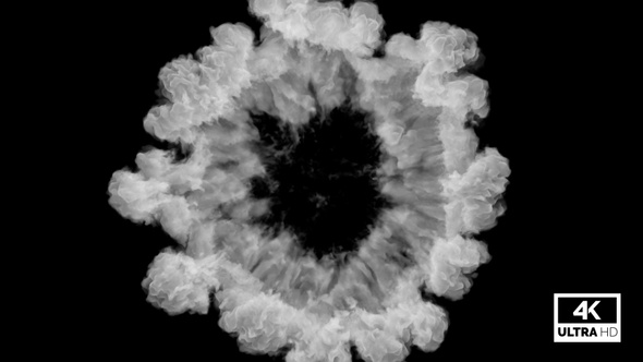 Shockwave Explosion White Smoke, Motion Graphics | VideoHive