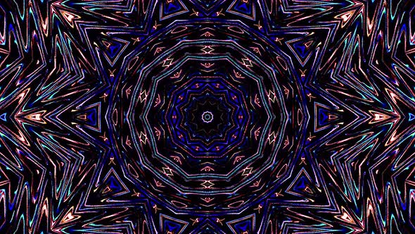 Beautiful abstract kaleidoscope that shines, a radiant light that ...