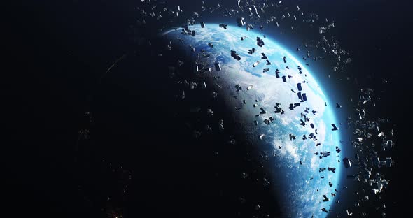 Garbage in Planet Earth Orbit, Motion Graphics | VideoHive
