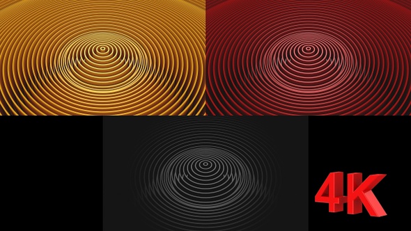 Circles Form A Wave, Motion Graphics | VideoHive