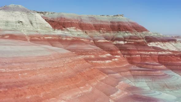 Beautiful Scene From Red Planet Mars in Bright Orange and Cooper Colors ...