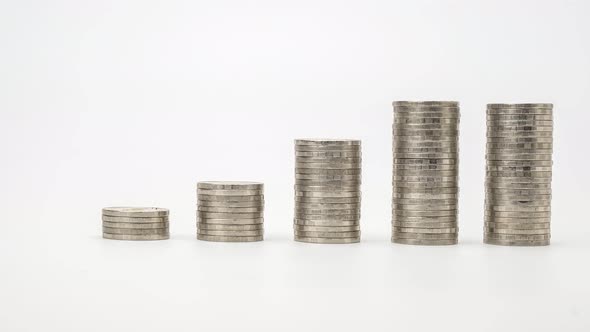 Row of Money to increase investment and profits, Stock Footage | VideoHive
