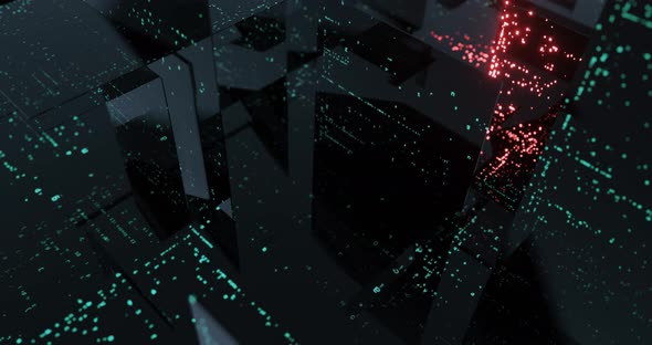 Abstract Computer programming motion graphic., Motion Graphics | VideoHive