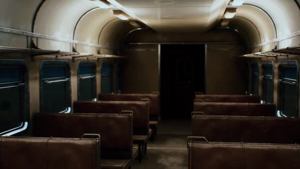 Interior of Old Soviet Electric Train, Motion Graphics | VideoHive