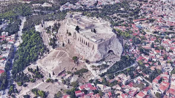 Greece Acropolis Aerial View, Motion Graphics | VideoHive