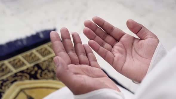 Hands in Namaz position, Stock Footage | VideoHive
