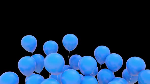 Blue Balloon Transitions, Motion Graphics | VideoHive