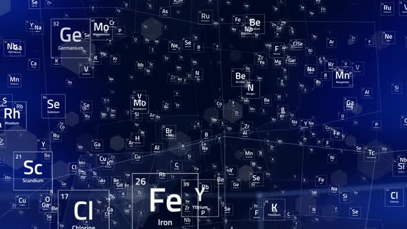 Chemical Elements Background , Motion Graphics | VideoHive