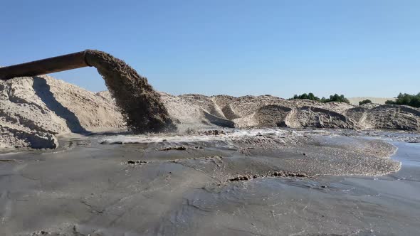 Alluvium of sand from, Stock Footage | VideoHive