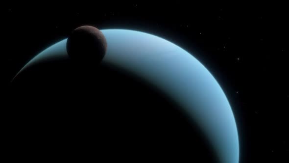 Uranus Planets of the Solar System in High Quality, Stock Footage