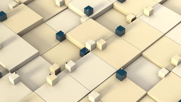 Minimal Cubes Loop 26, Motion Graphics | VideoHive
