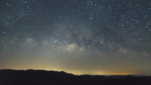 Milky Way Galaxy Time Lapse., Stock Footage | VideoHive