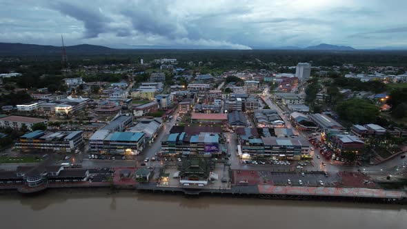 The Towns of Sarawak, Borneo, Malaysia, Stock Footage | VideoHive