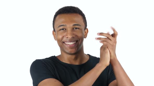 Clapping Black Man, Applauding, Stock Footage | VideoHive