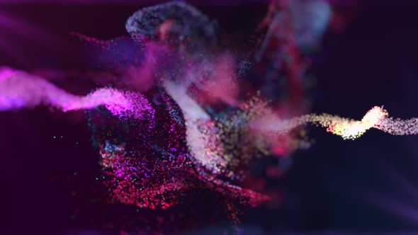 Fluid Particle Collision, Motion Graphics | VideoHive
