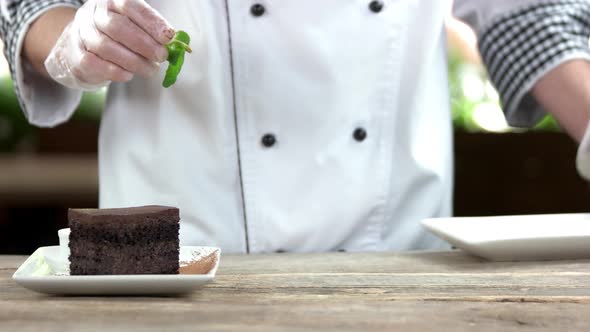 Chef Making Dessert., Stock Footage | VideoHive