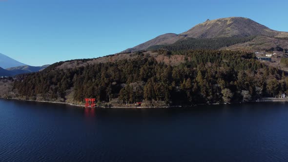 Skyline Aerial View of Hakone, Stock Footage | VideoHive
