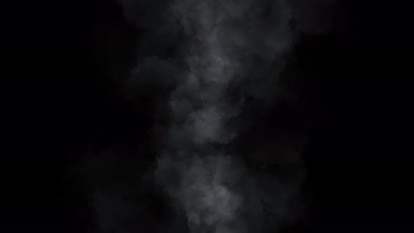 Thin Cloud Smoke Rising Loop, Motion Graphics | VideoHive