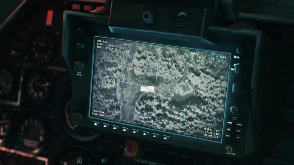 Helicopter On Enemy Detection Operation Attacks Terrorists In Military ...