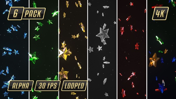 Falling Stars, Motion Graphics | VideoHive