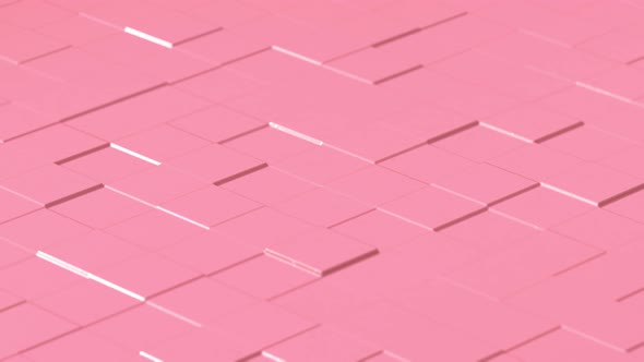 Pink Square Pattern Ceramic Floor Tiles by NonVFXStudio | VideoHive
