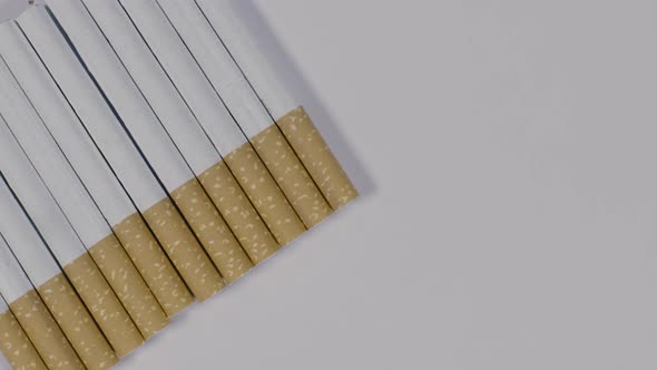 Cigarettes Line Up, Stock Footage | VideoHive