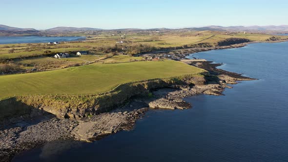 Aerial View of the Ballysaggart Pier and the 15Th Century Franciscan ...