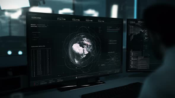 Tracking Target Location In Spy Satellite Scanner Surveillance Network ...