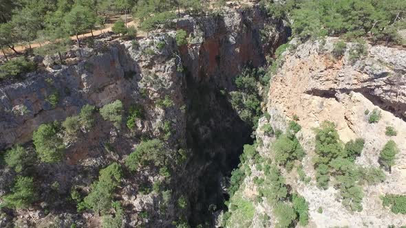 Deep and Steep Rocky Canyon Walls, Stock Footage | VideoHive