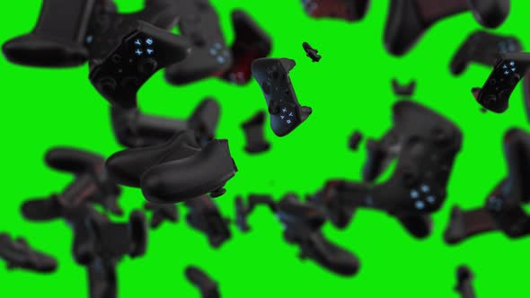 Multiple Gamer Console Green Screen, Motion Graphics | VideoHive
