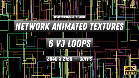 Network Textures VJ Pack, Motion Graphics | VideoHive