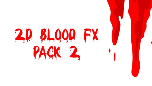 2D Blood Fx Pack 2, Motion Graphics | VideoHive