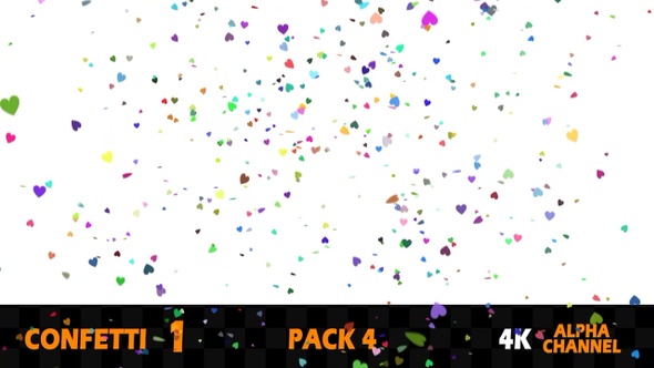 Confetti 4 Pack, Motion Graphics | VideoHive