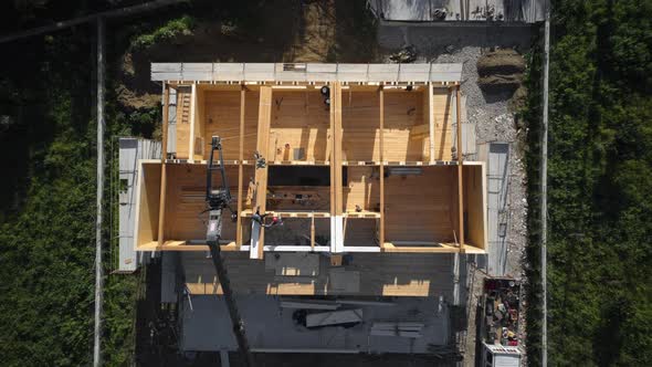 Construction of a Wooden House Time Lapse, Stock Footage | VideoHive