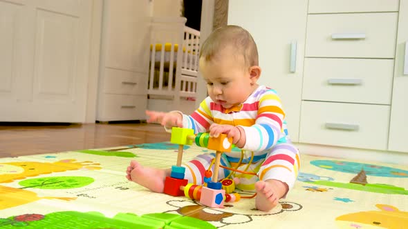 Baby Plays Interactive Games, Stock Footage | VideoHive