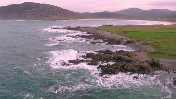 Aerial View Tullagh Bay Inishowen County Donegal Republic Ireland ...