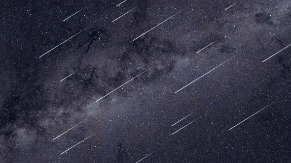 4k Meteor Shower, Motion Graphics | VideoHive