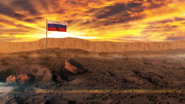 Russia Flag Utopia, Motion Graphics | VideoHive