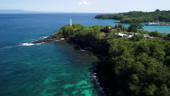 Seaport in the Lagoon on Bali, Stock Footage | VideoHive