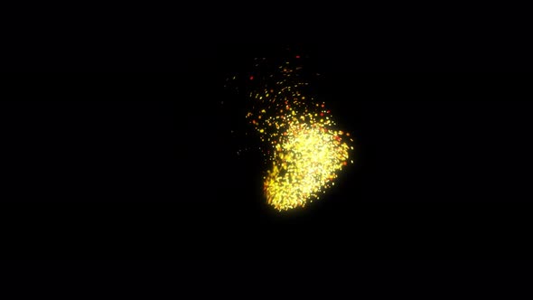Abstract brilliant rotating particles, Motion Graphics | VideoHive