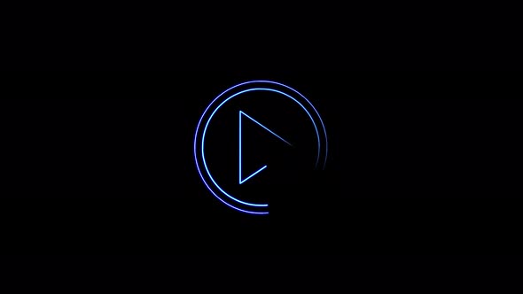 Video Player Cursor Seamless Animation 4K Video Play Button., Motion ...