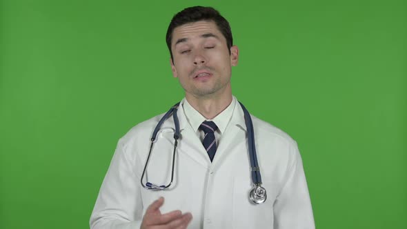 Ambitious Doctor Talking to Patient Chroma Key, Stock Footage | VideoHive