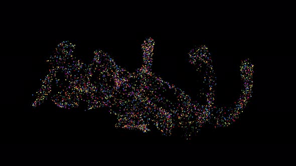 Swirling Confetti Side View Full Hd, Motion Graphics | VideoHive