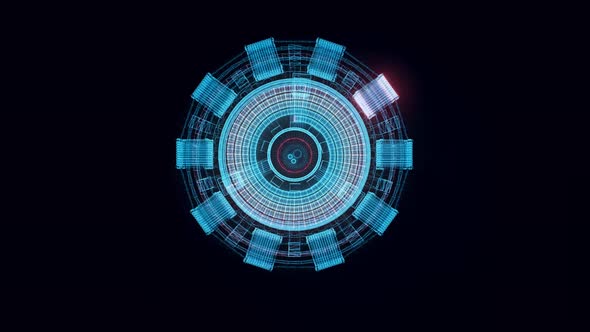 Arc Reactor Hologram Rotating 4k, Motion Graphics | VideoHive