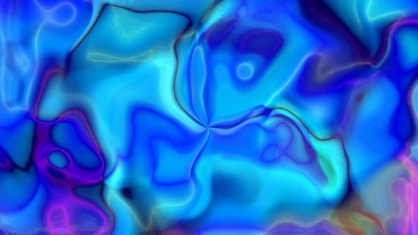 Blue Color Smooth Ink Wave Motion Animated Background, Motion Graphics