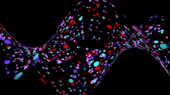 abstract background with lines,particle motion animated line, Motion ...