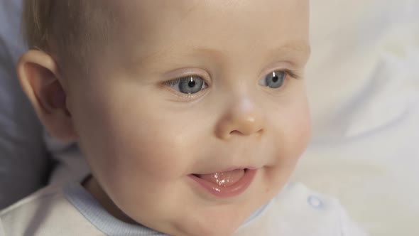 Toddler's Happy Countenance, Stock Footage | VideoHive