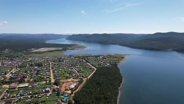 The Angara River is a Major River in Siberia Leaving Lake Baikal Near ...